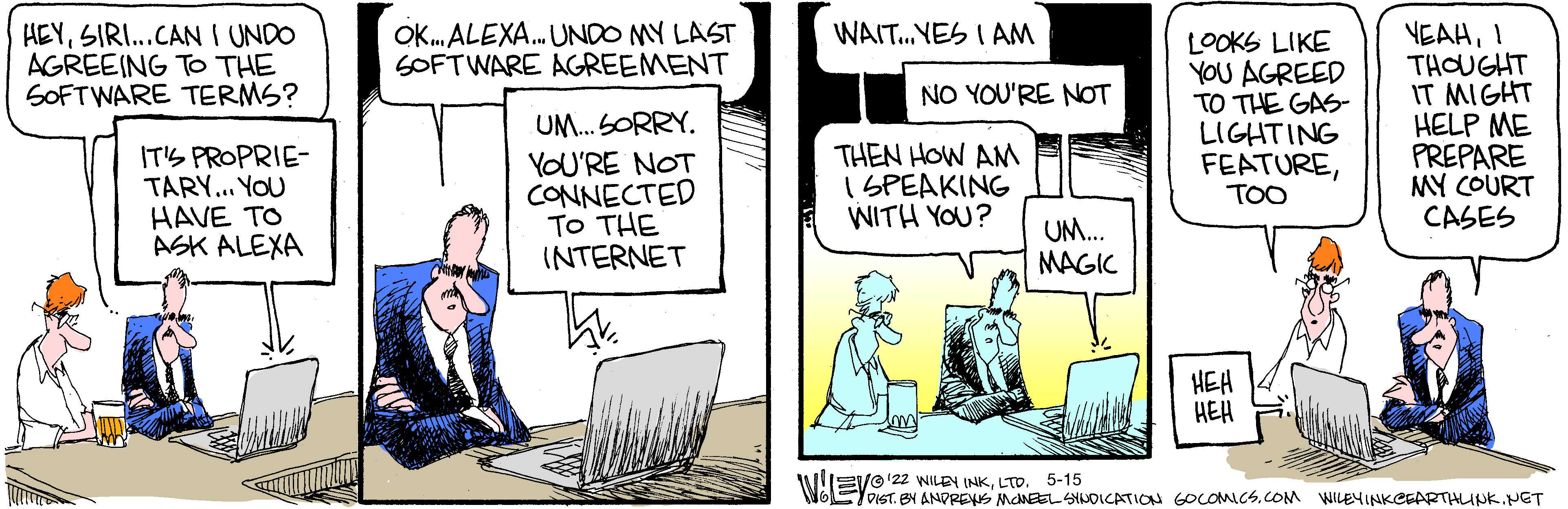 Non sequitur by Wiley Miller