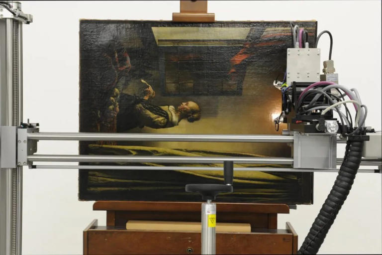 One erased Vermeer, two books, and no consensus