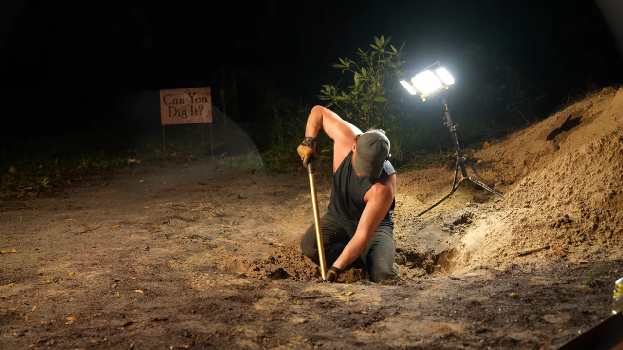In his own backyard, he found something buried for thousands of years