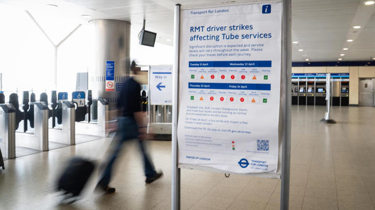 More Tube strikes this week: Full list of dates and lines affected