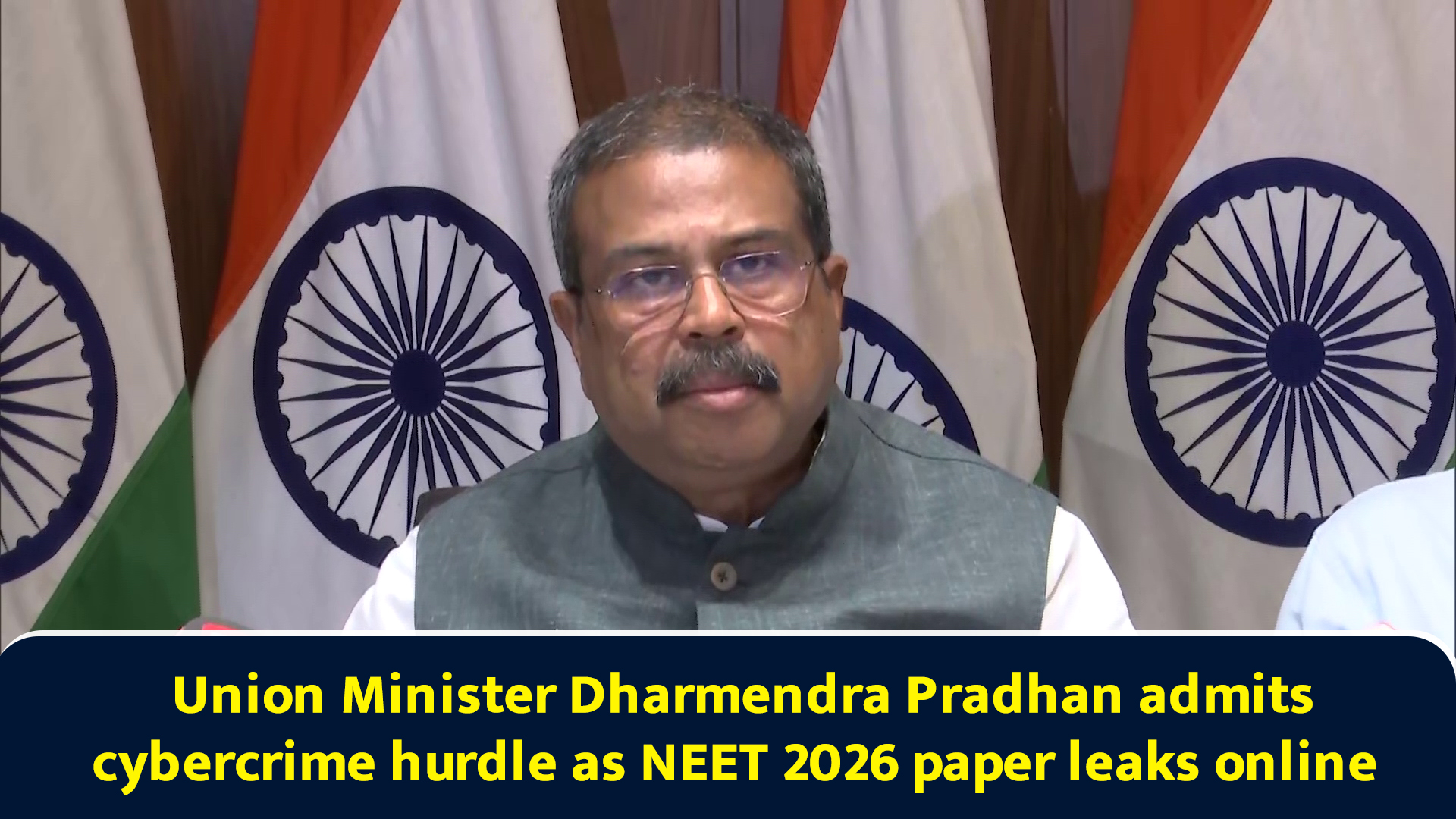 Union Minister Dharmendra Pradhan admits cybercrime hurdle as NEET 2026 ...