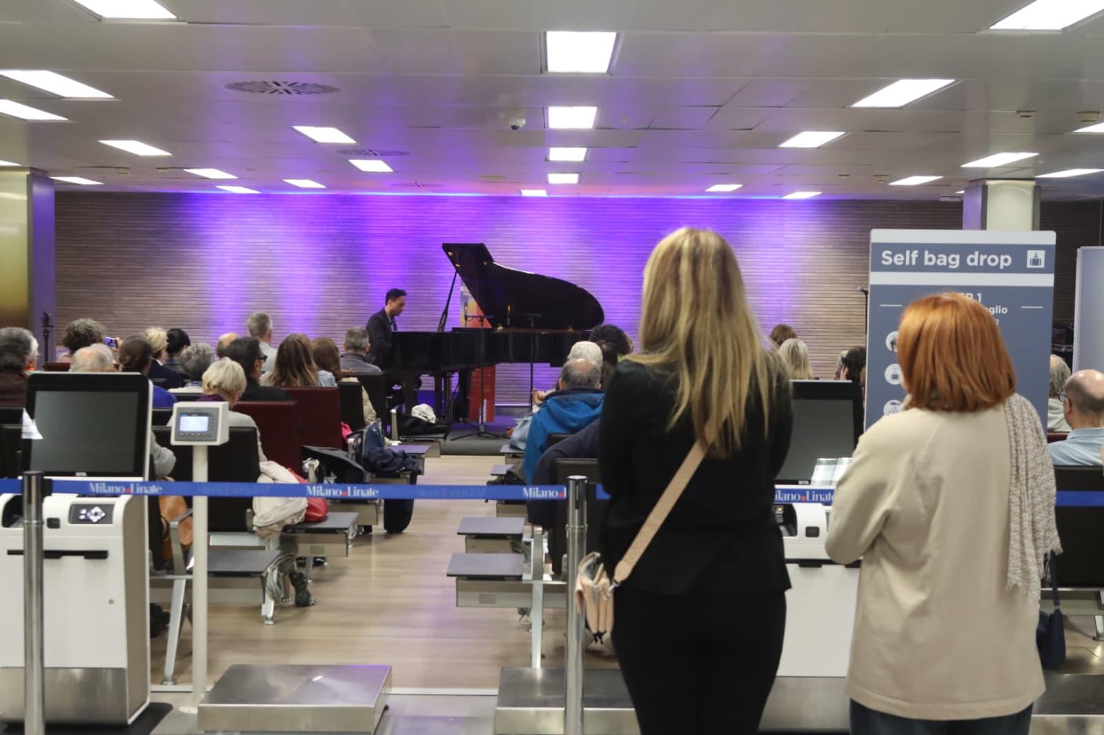 Piano City, all'aeroporto di Linate le grandi colonne sonore del cinema