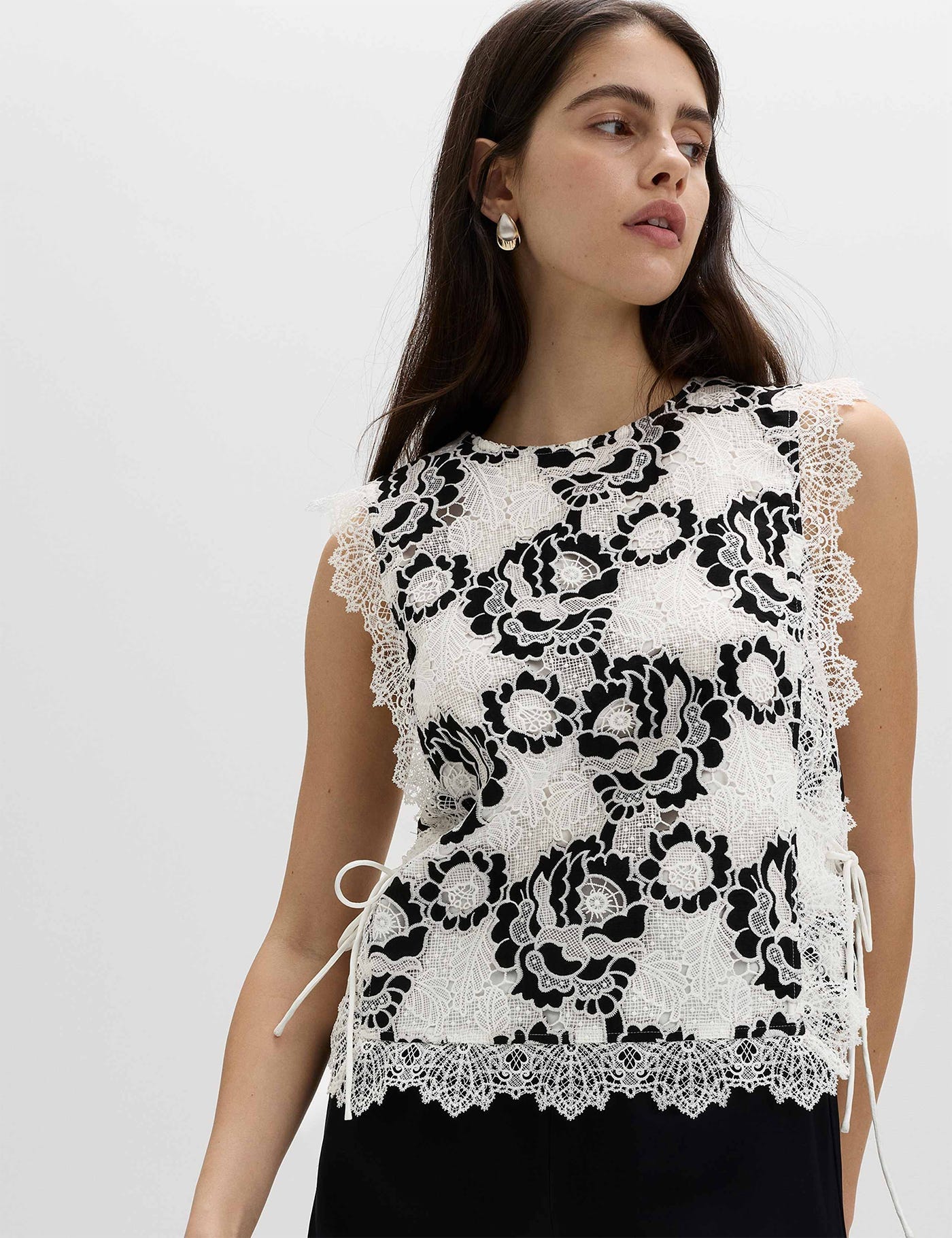 Tie-side tops are the runway-approved summer look, and M&S's £36 lace ...