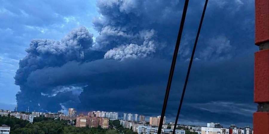 'Black rain' reported after drone strike on Ryazan refinery
