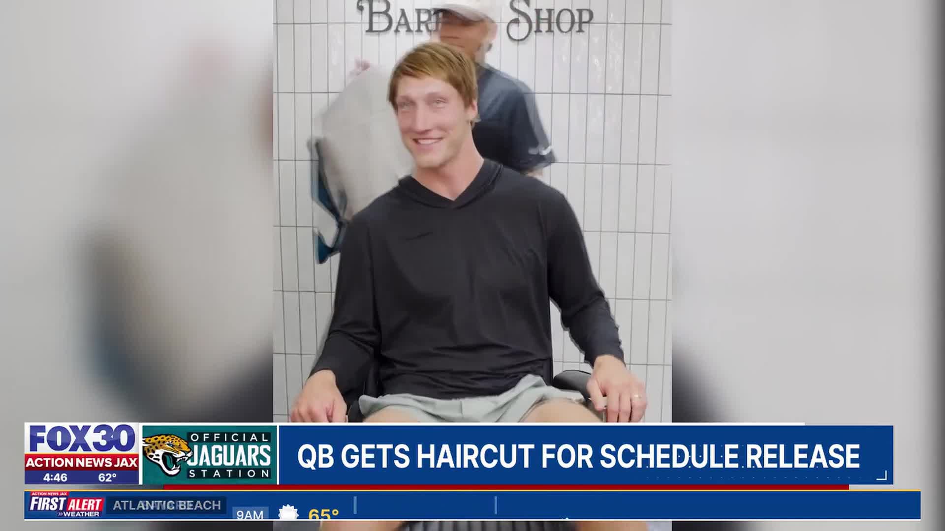 Did Trevor Lawrence really cut his hair? Jaguars viral schedule release ...