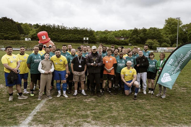 Hastings and Eastbourne hospital teams clash at family football fun day