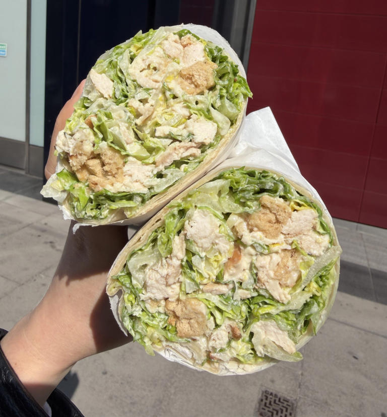 The 'divine' £13 chicken Caesar salad wrap that Londoners are queuing ...