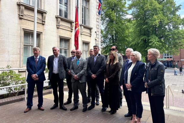 Long-standing County Hall flag replaced after Reform election win