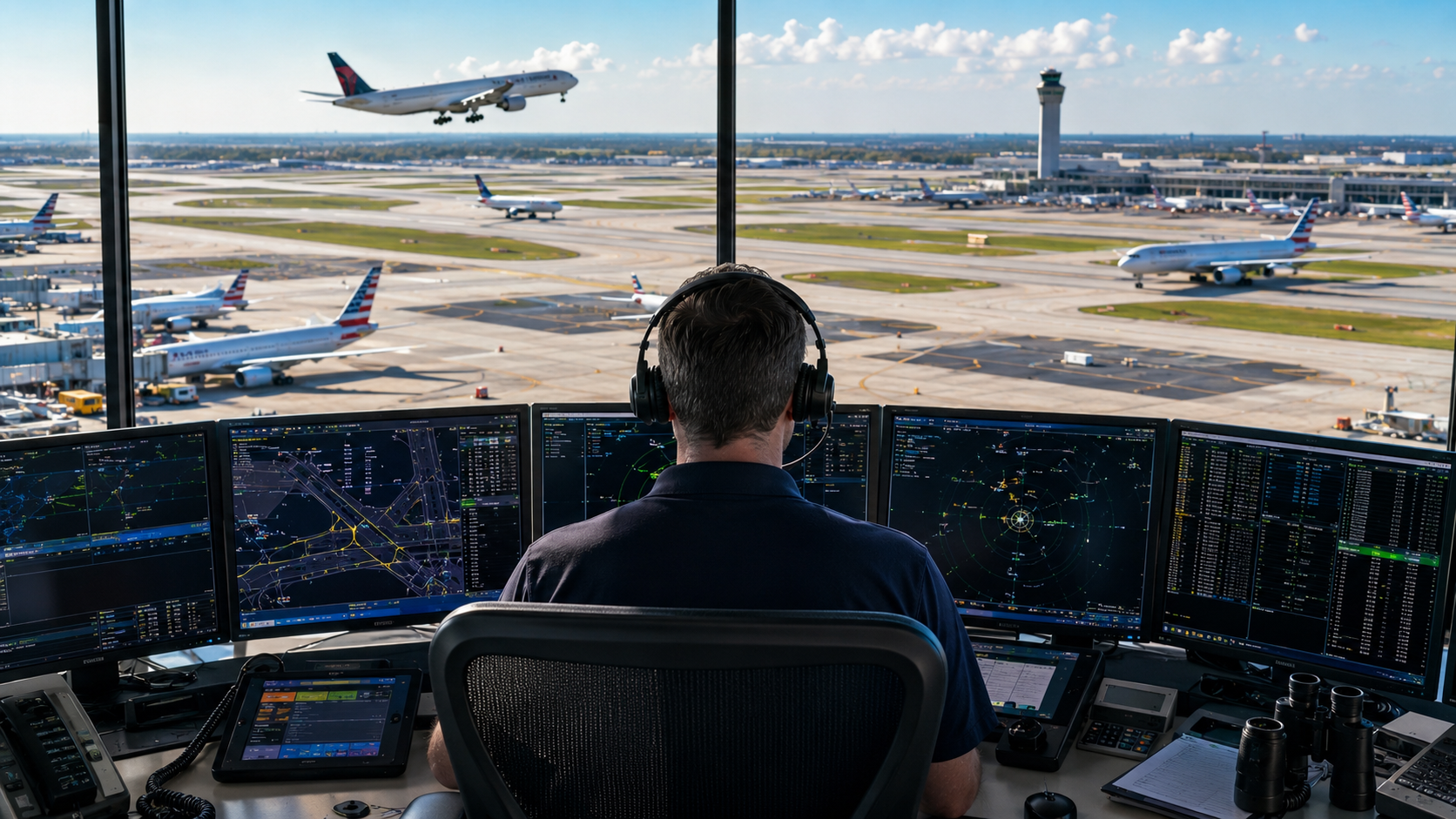 How airports avoid turning into complete chaos