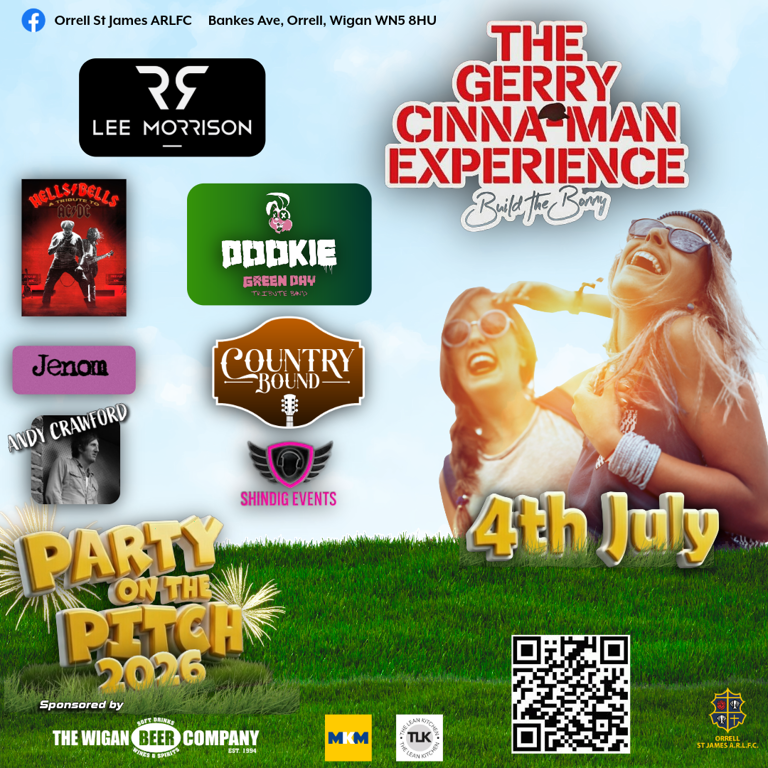 Details are released of the latest spectacular Orrell Party on the Pitch