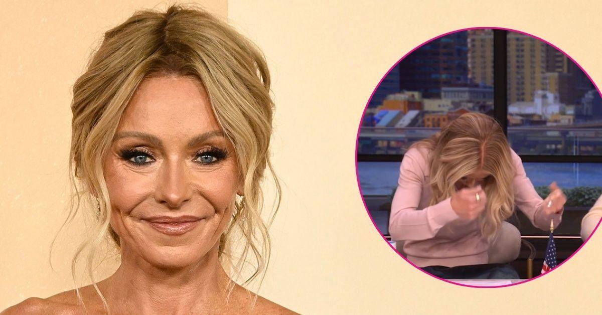 Kelly Ripa details a drone 'staring at her through the window'