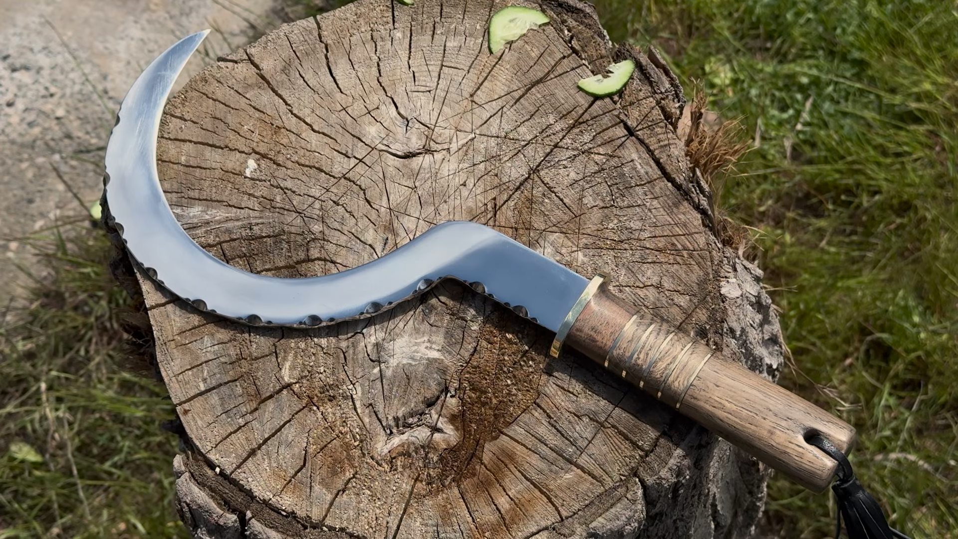 This video shows the moment a massive bearing turns into a weapon