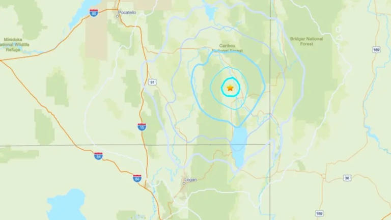Small 3.8 earthquake strikes north of Bear Lake near Idaho-Utah border