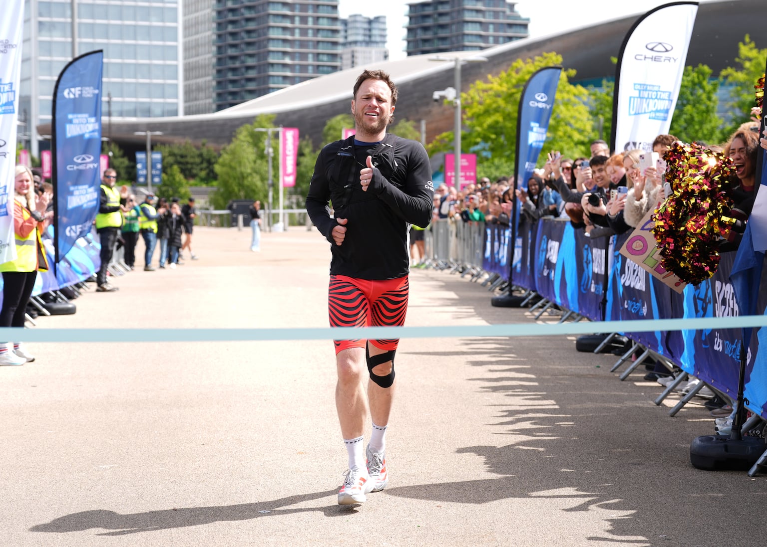 Olly Murs breaks down in tears after completing Soccer Aid challenge