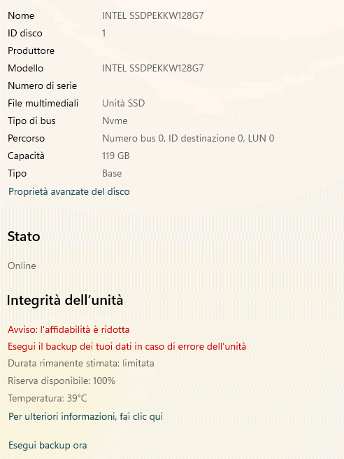 Windows 11: affidabilità limitata per SSD e hard disk. Cosa significa