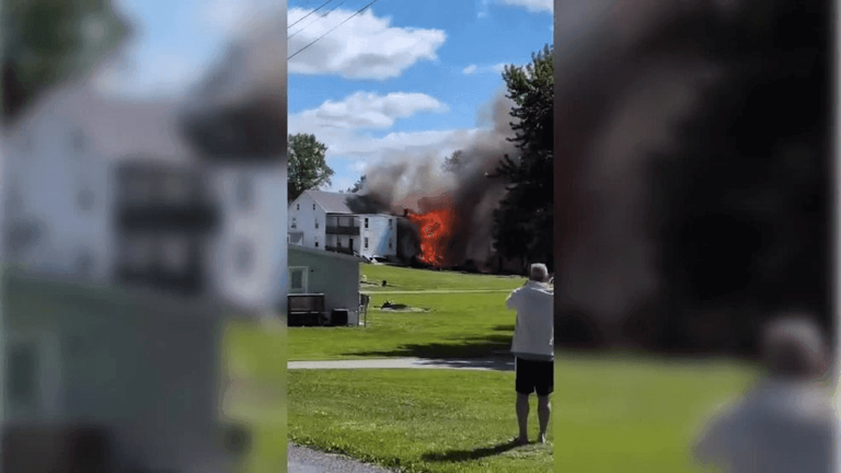 3 people injured in 3-alarm fully involved house fire in York County