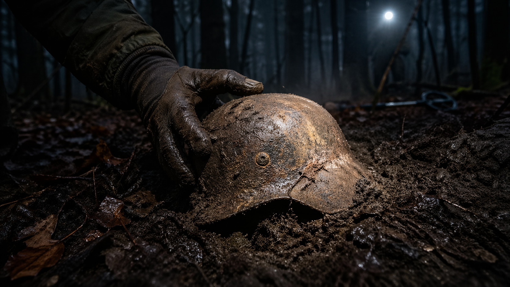 German forest search exposed buried traces of World War II