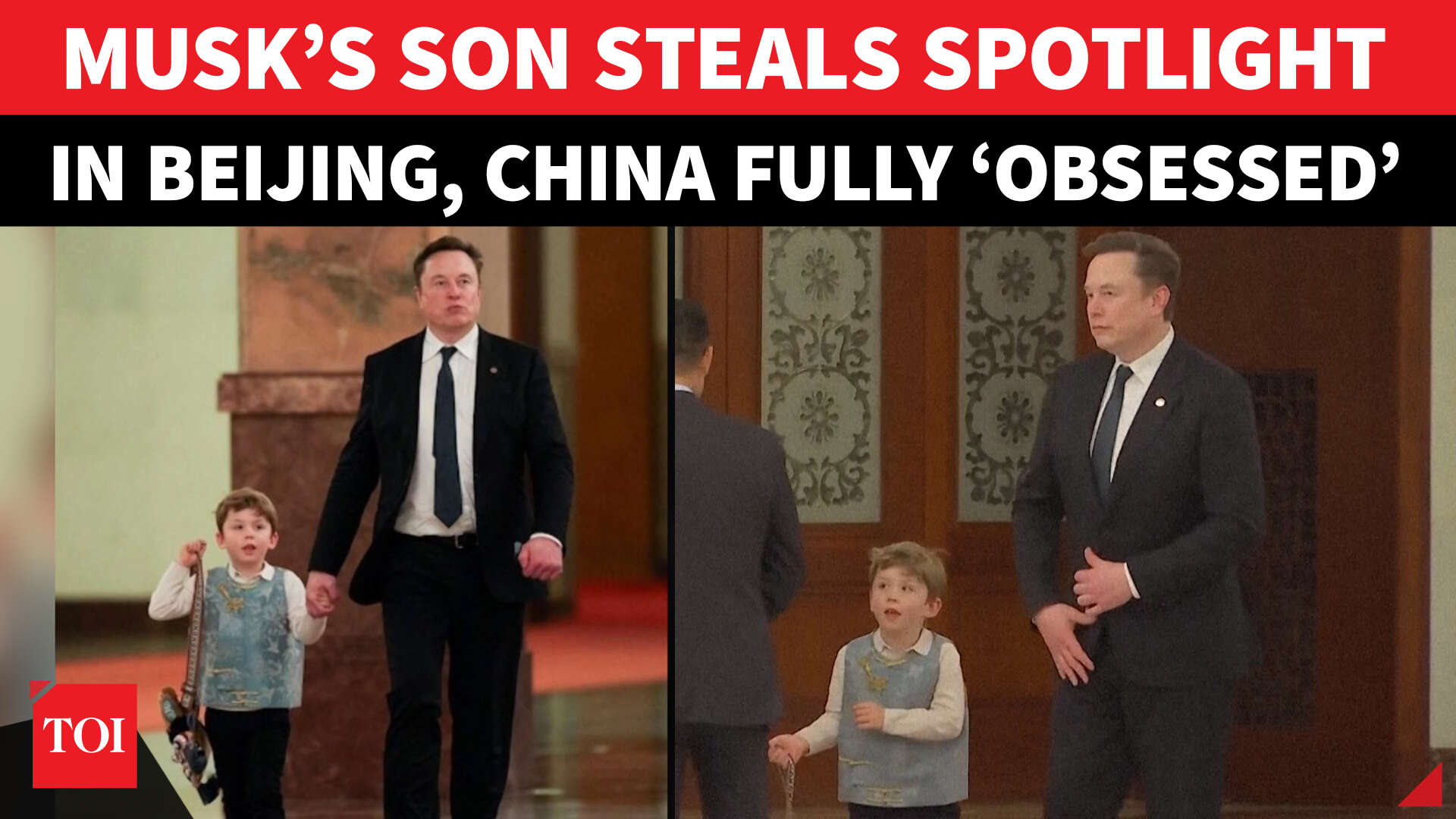 Elon Musk’s son ‘Lil X’ becomes online sensation in China; steals ...