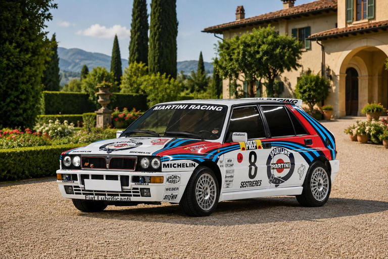 Fernando Alonso sorprende Monaco: lo spagnolo guida la Lancia Delta ...
