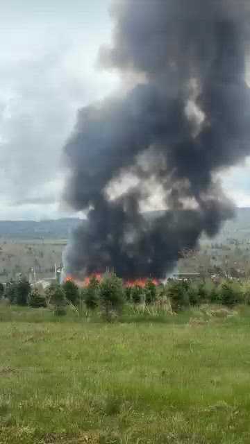 Explosion, raging fire reported at Maine lumber mill
