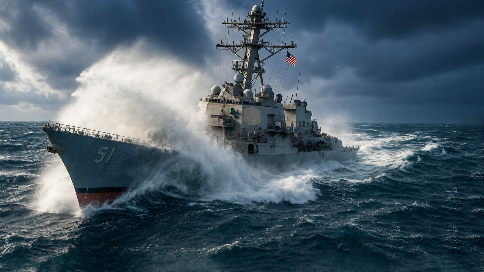 Life and operations aboard a US Navy Arleigh Burke-class destroyer