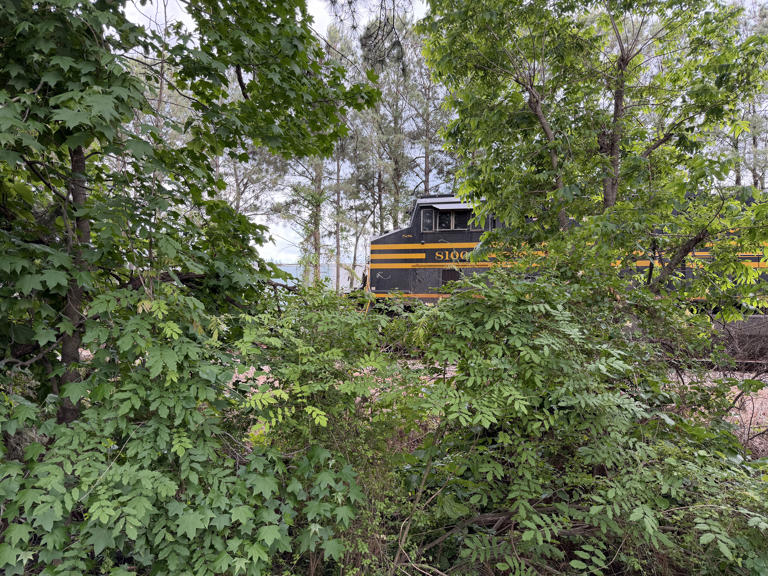 Video shows train hit septic truck in Chesapeake; driver seriously injured