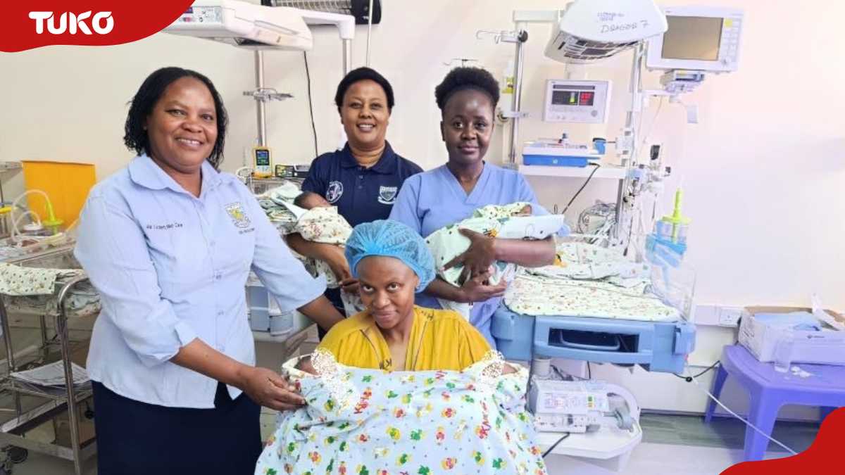 Kiambu woman successfully gives birth to quadruplets after 12-week ...