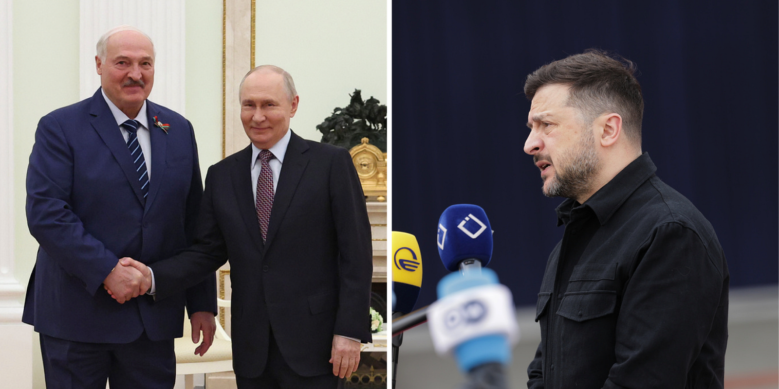 Zelenskyj: Attack mot NATO kan komma från Belarus