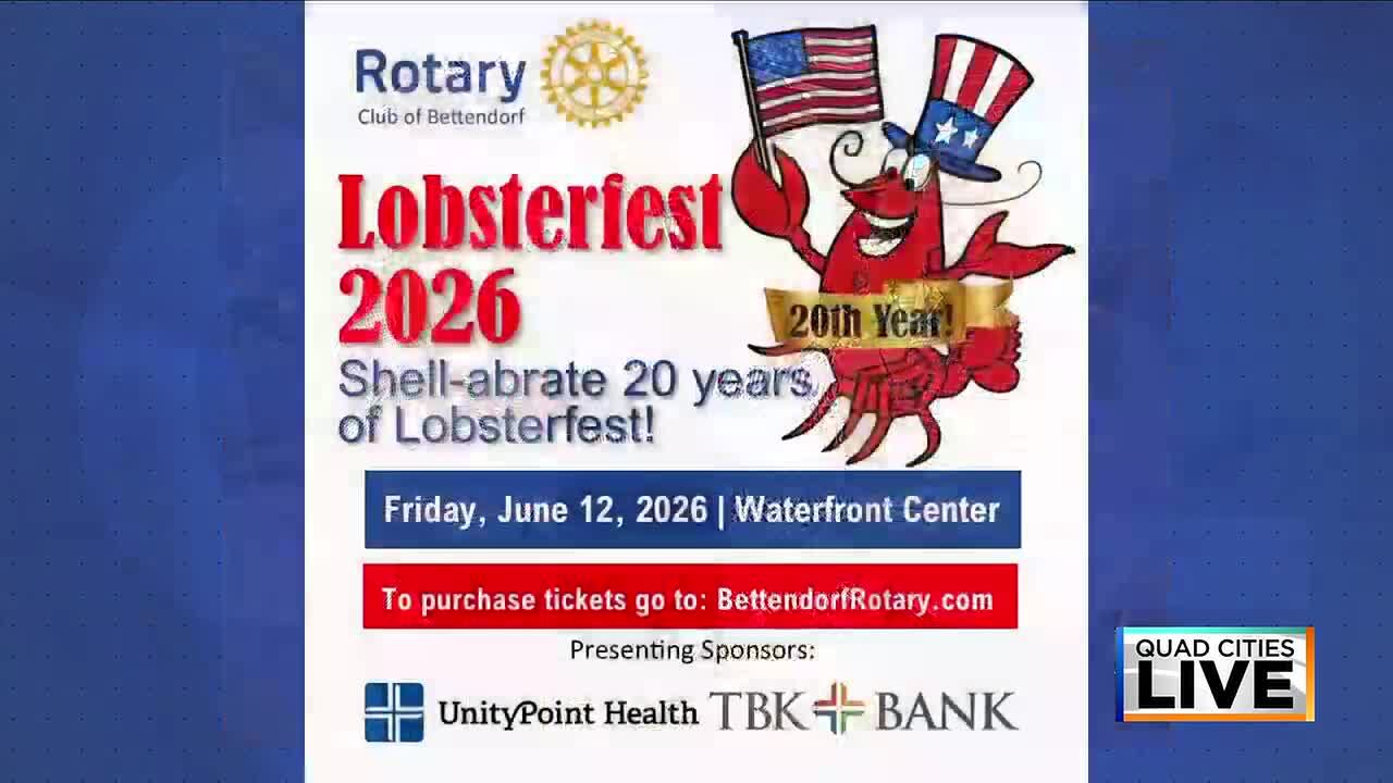 Bettendorf Rotary to host 20th annual Lobsterfest