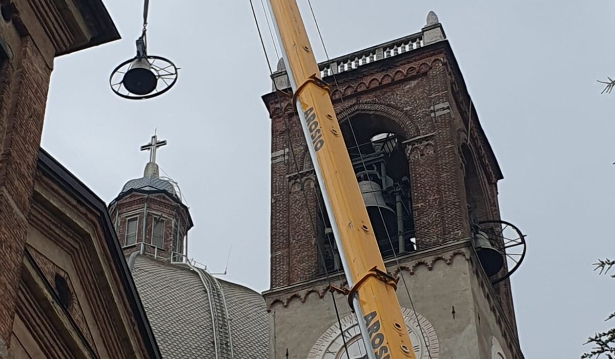 Desio: campane della basilica di nuovo al loro posto, preziosa la cura ...