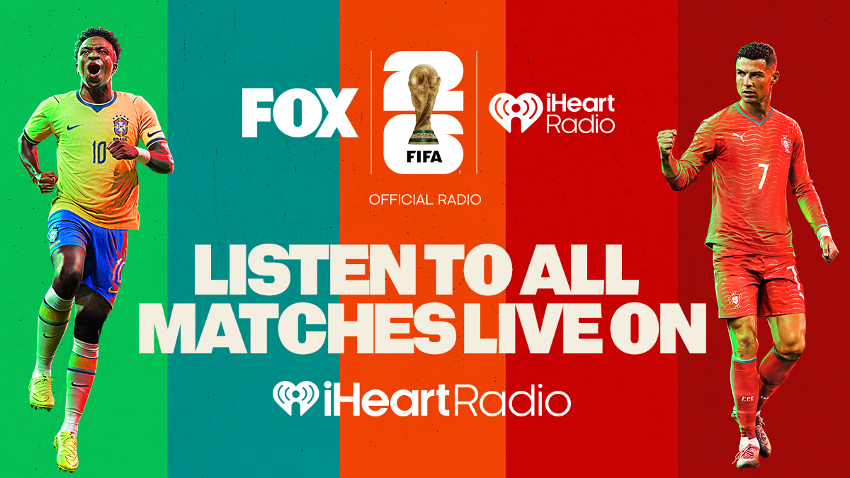 Where can I hear all 104 FIFA World Cup 2026 matches live?