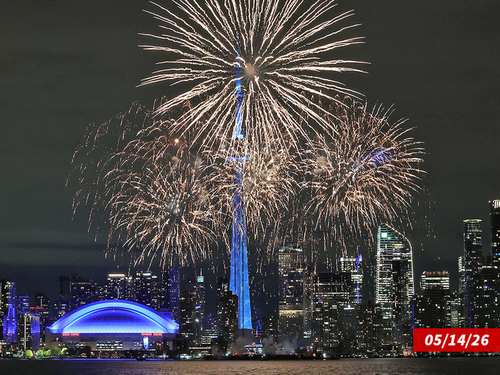 Drake freezes Toronto's CN Tower for surprise 3-album release