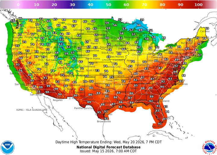 Next week’s heat wave mapped: See your state's forecast highs