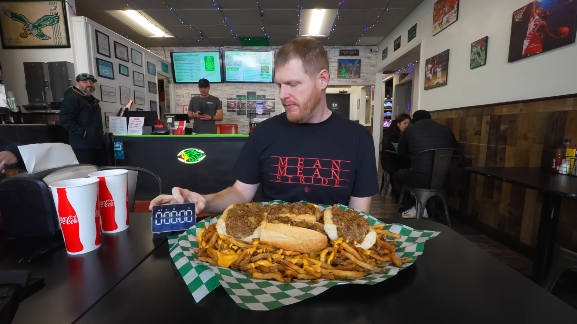 Taking on the Fat Fred cheesesteak challenge