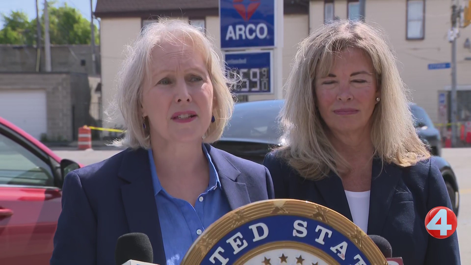 News conference: Sen. Kirsten Gillibrand speaks on rising gas prices in ...