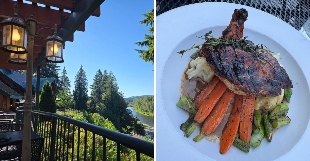 This riverfront restaurant in Oregon has the most enchanting sunset ...