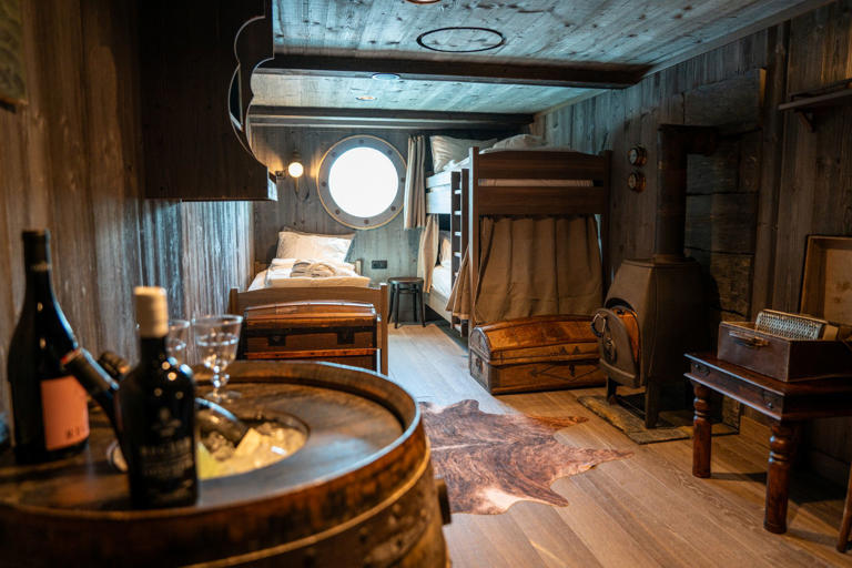 Sleep like it’s 1896 in this old-style expedition cruise cabin