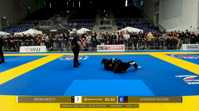 Noemi Greatti vs Sciuscian Vaccaro 2026 UIJJ Italian BJJ Open