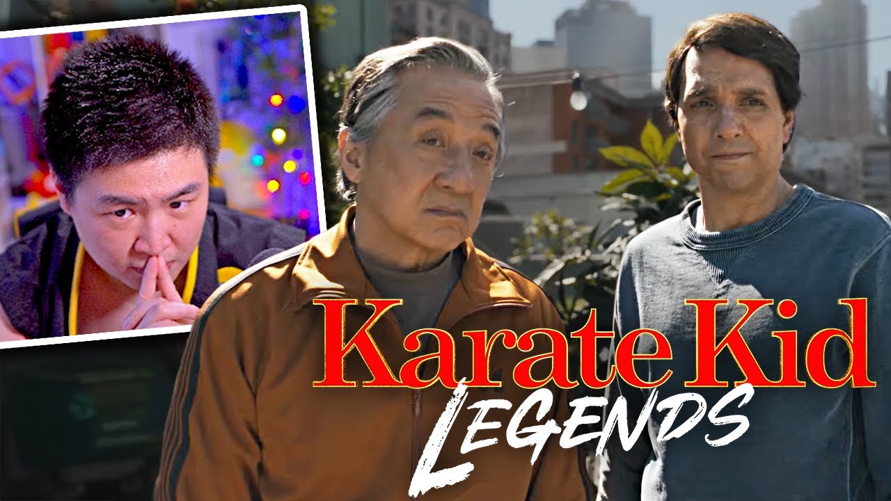 Official trailer reaction for the new Karate Kid Legends movie