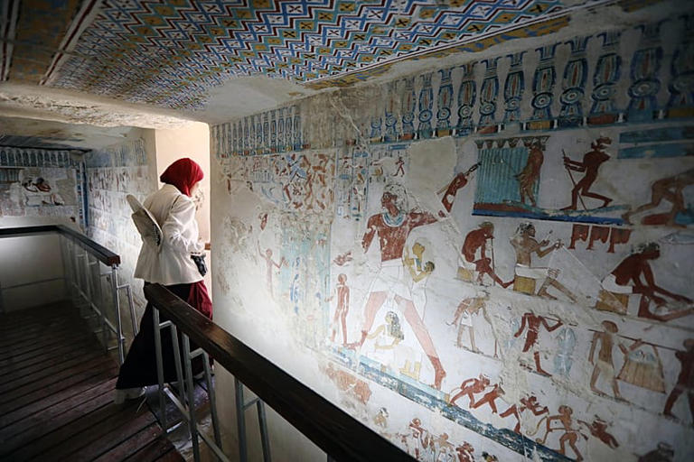 Egypt opens Luxor tombs from era when civilisation was 'at its peak'