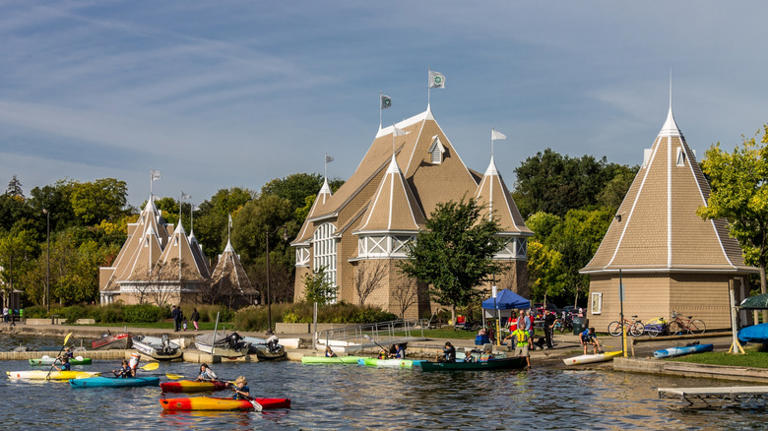 Minnesota's Lake Park minutes from downtown Minneapolis has sandy swim ...