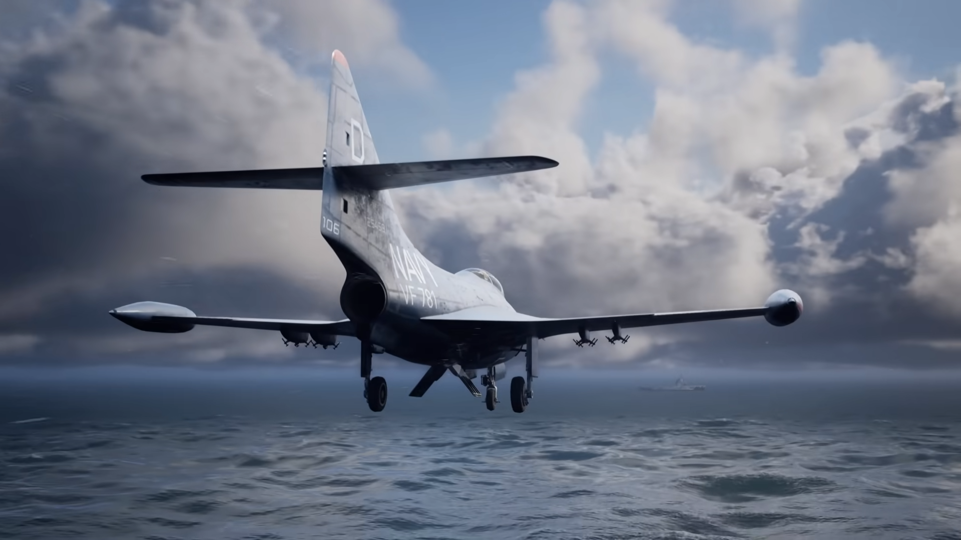 Watch how this US Navy pilot took on four MiG-15s alone