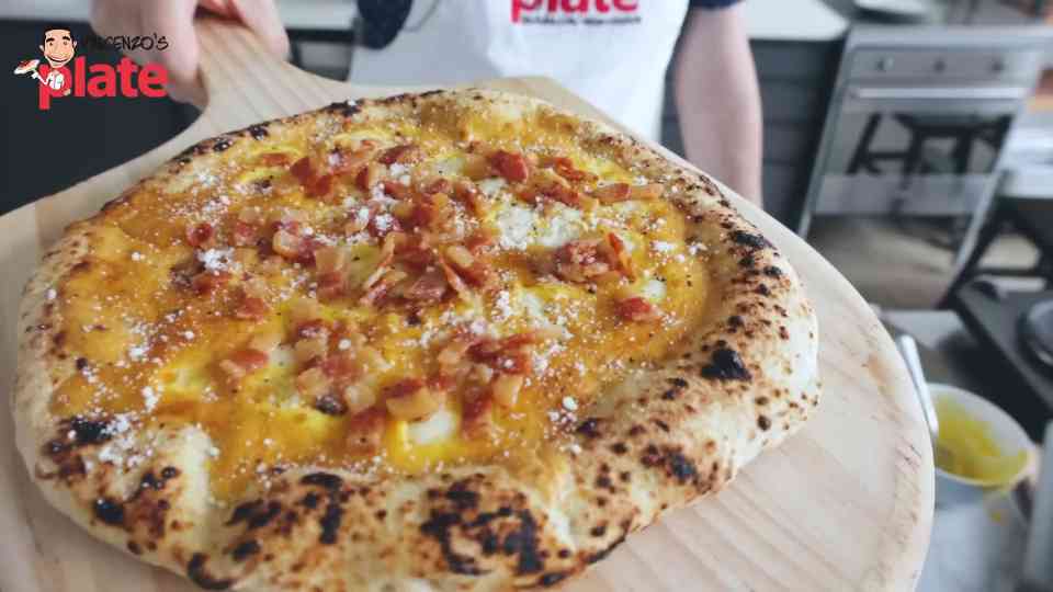 You did pizza wrong, try this carbonara pizza recipe instead