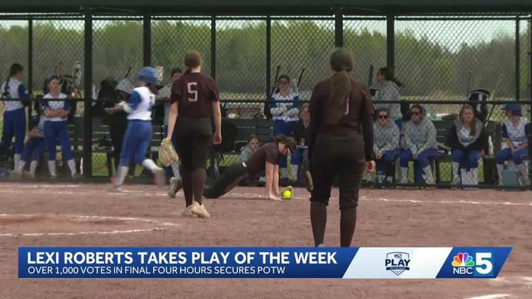 NBC5 play of the week: Lexi Roberts wins this week's competition!