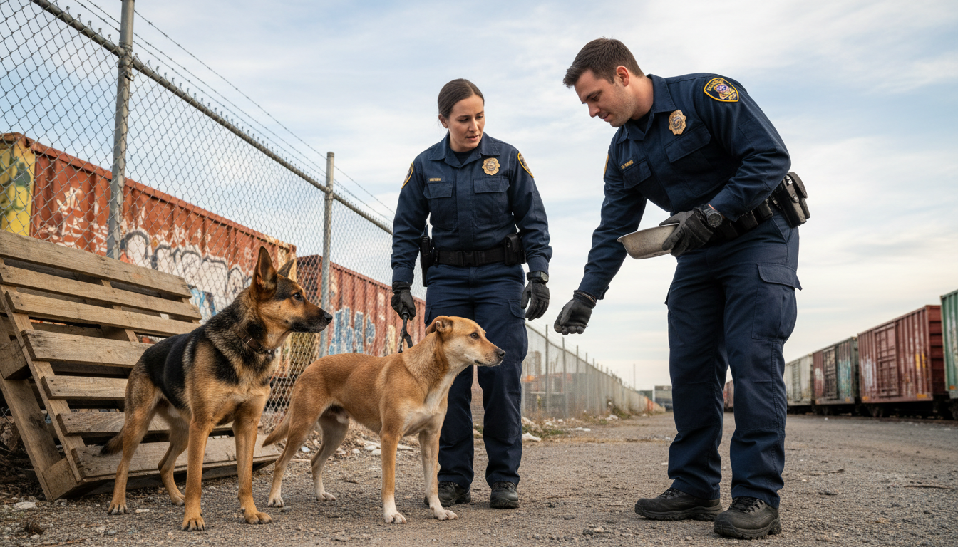 Shelter dogs rescued from rail line—what happens after melts hearts