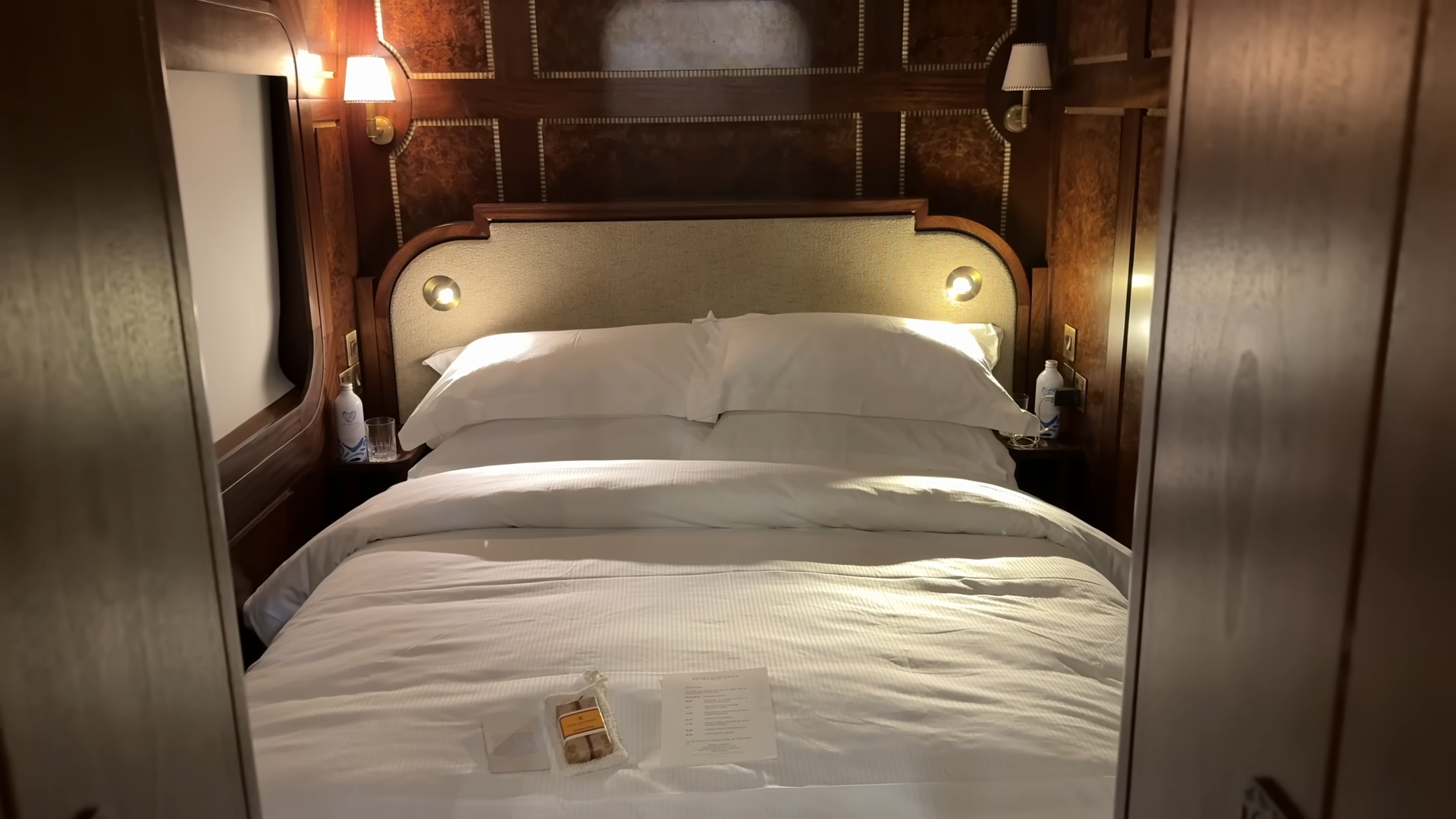 He took a sleeper across the UK - then ended up in a $37,500 rolling suite