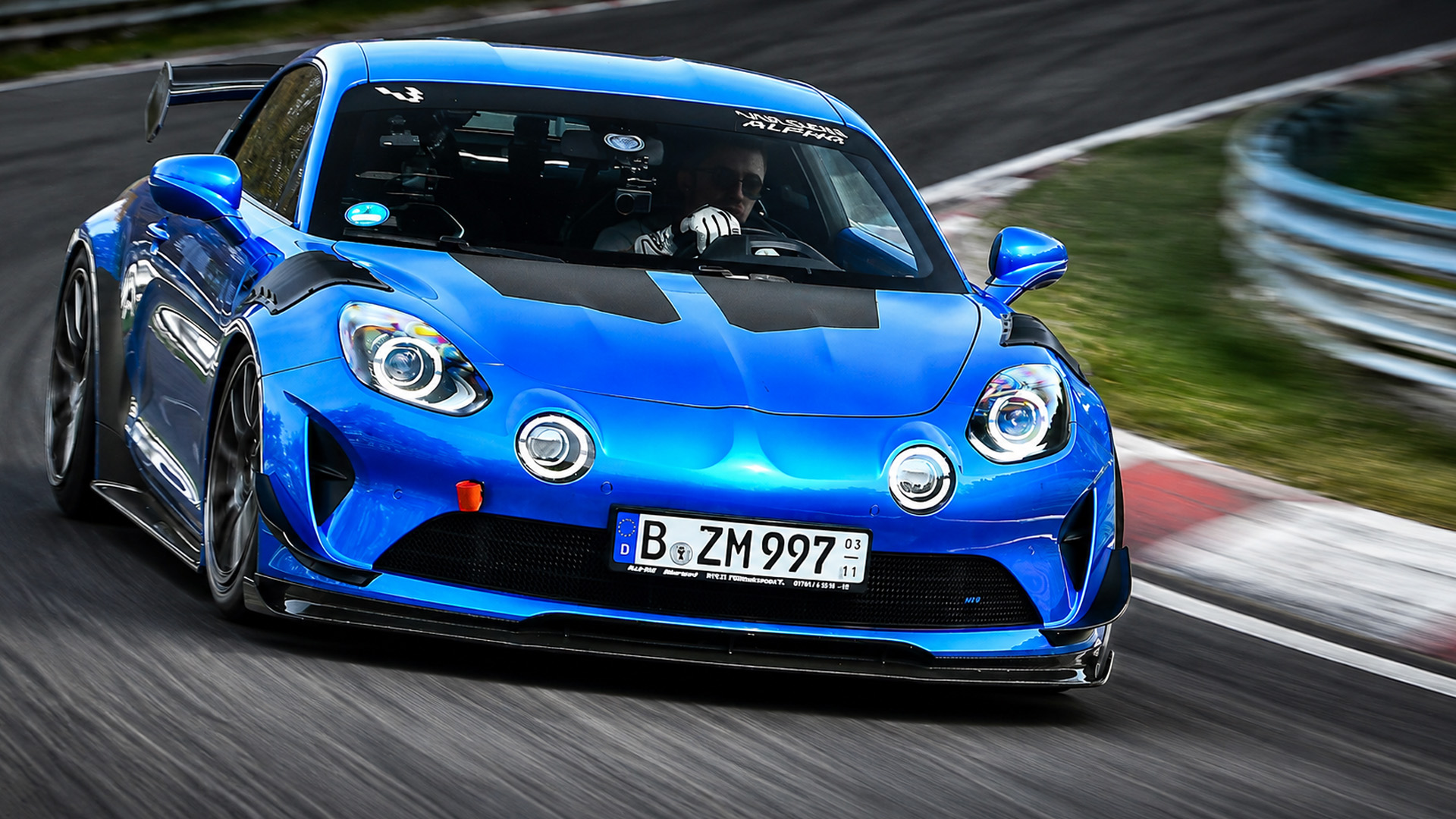 What happens when street-legal Alpine A110 attacks the Ring
