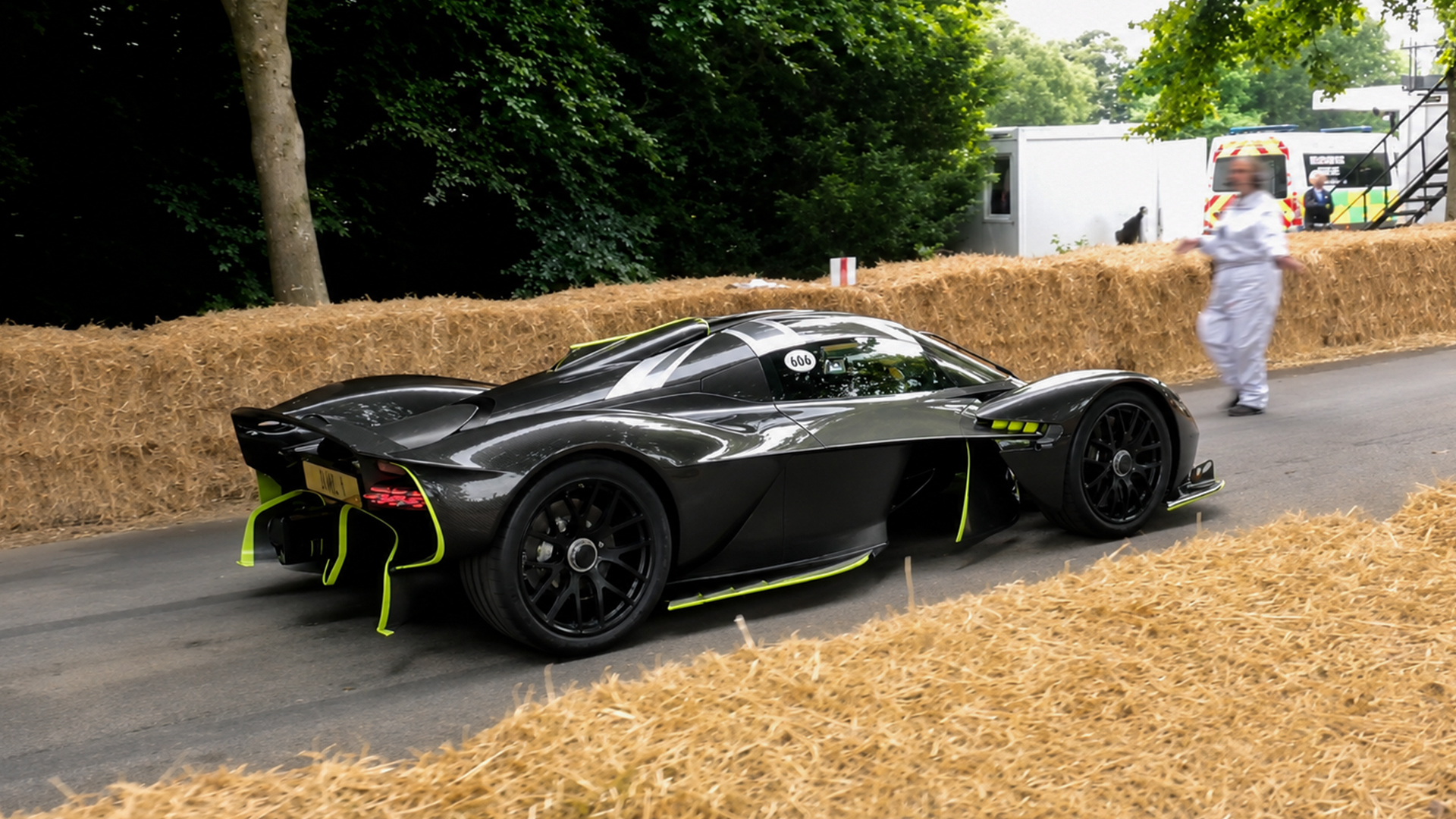 $3 million Aston Martin Valkyrie lines up for the course