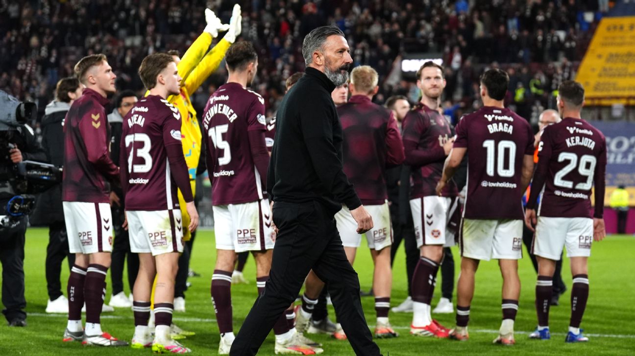 Hearts boss McInnes urges players to 'rip up script' one last time in ...