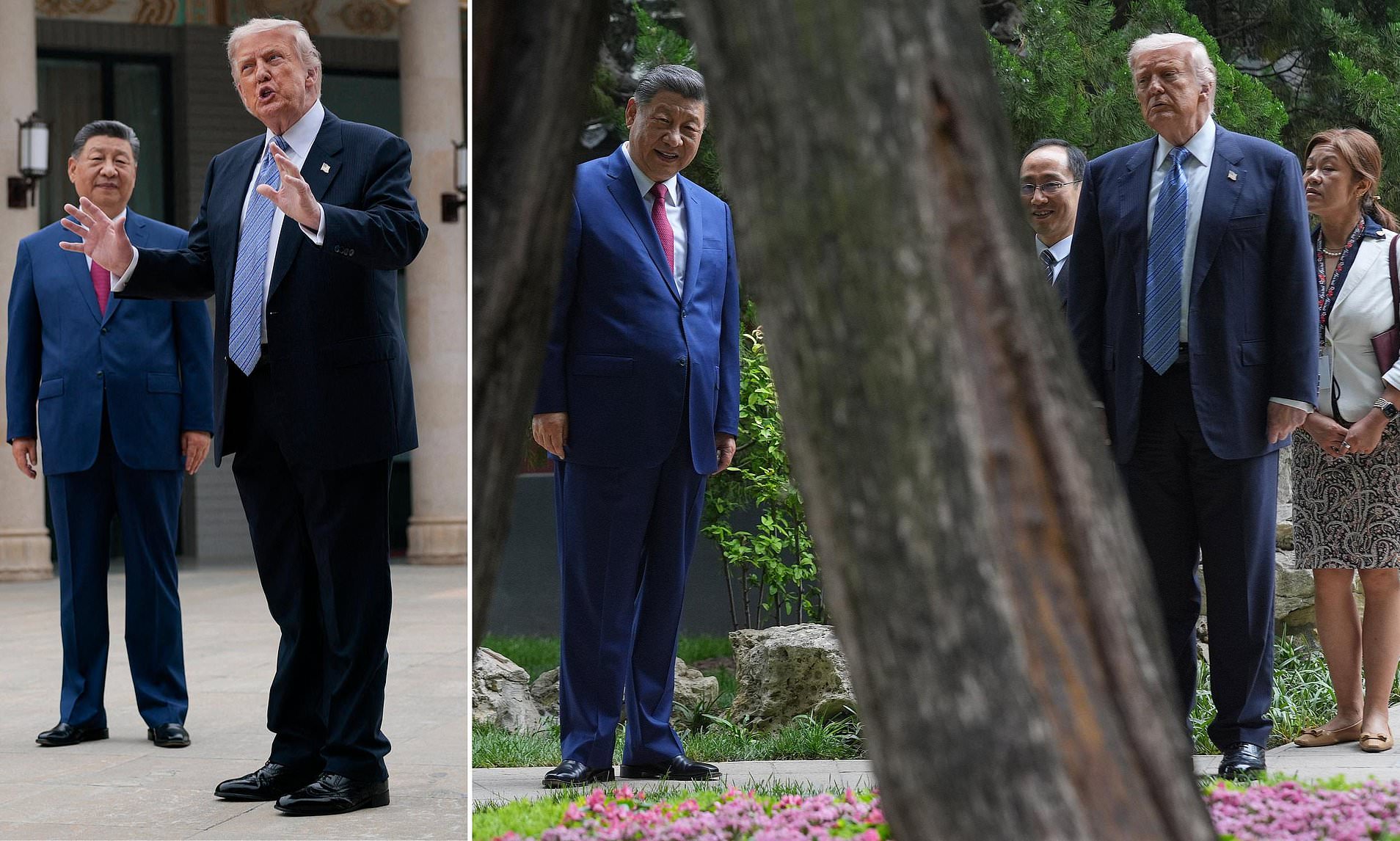 Trump's burning question to Xi Jinping caught on hot mic